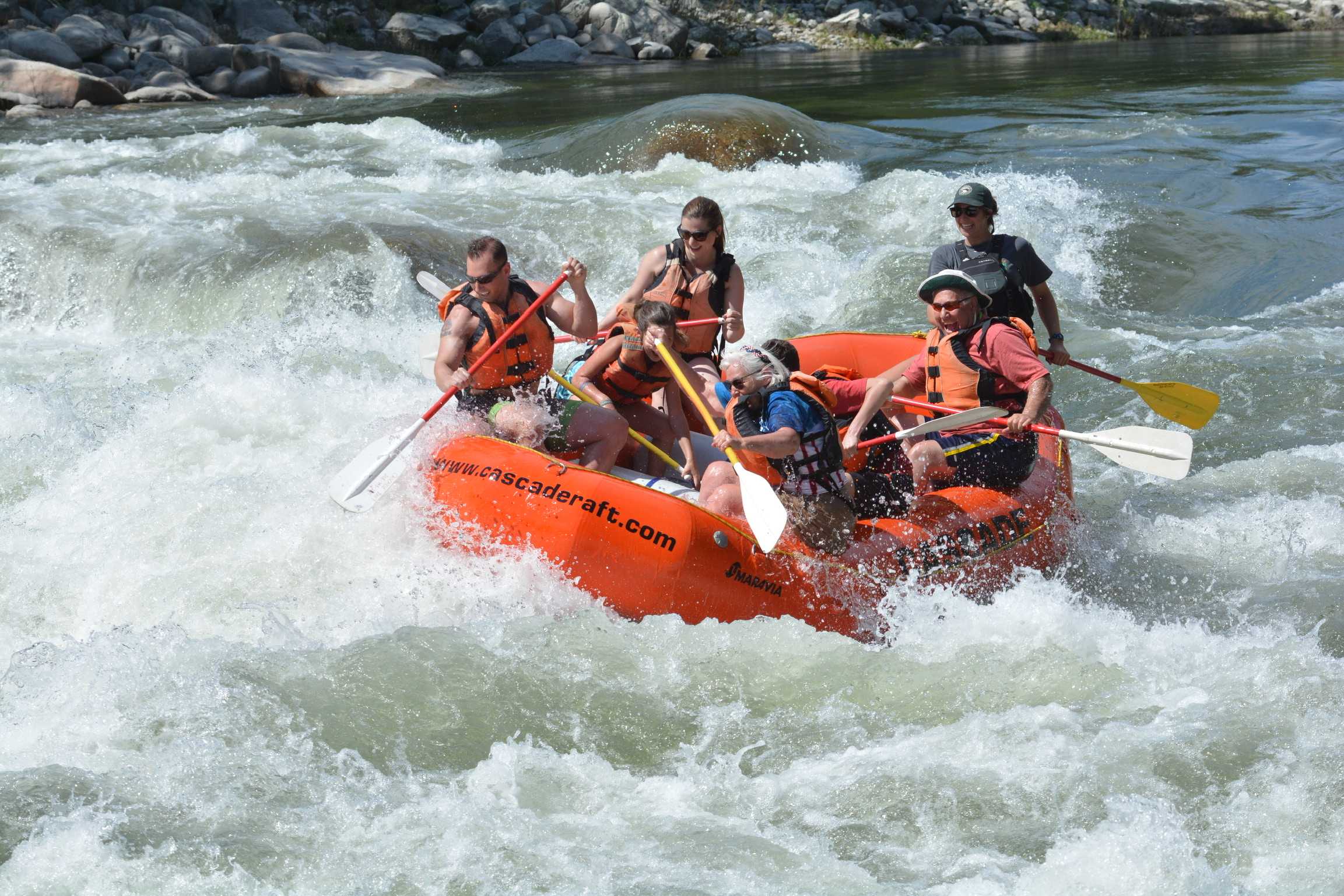 Splash: Main Payette Half-Day River Rafting Trip
